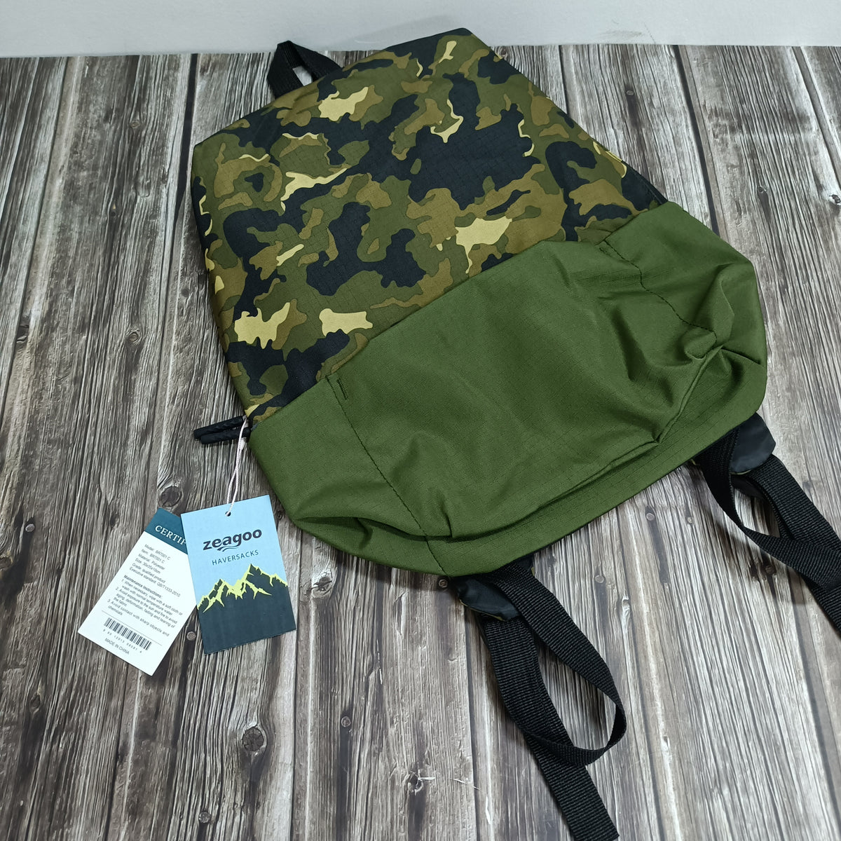 Army Camouflage Backpack 17.7 Inch Laptop Backpack Travel Hiking Daypa ...
